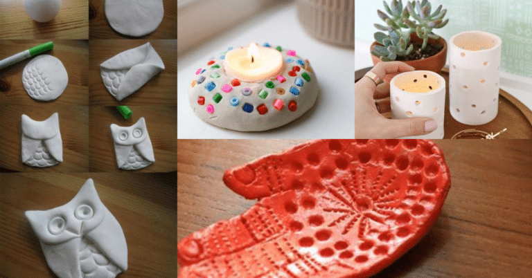 15+ Artisanat D'argile Facile Et Créatif