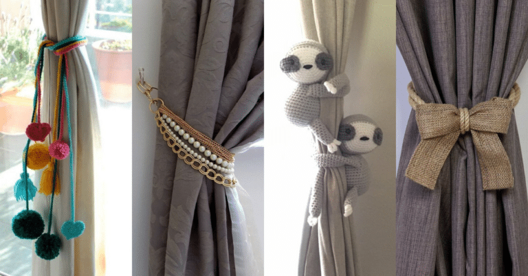 15 Idées Pour Attacher Ses Rideaux Avec Un Matériau Inhabituel