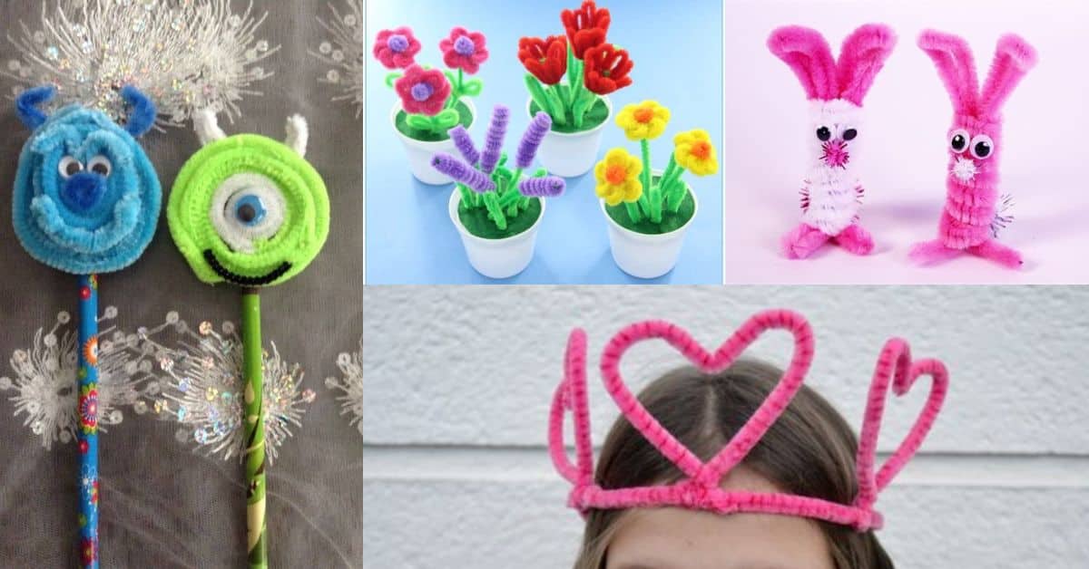 Idées Créatives Pour L'artisanat à Base De Cure-pipes