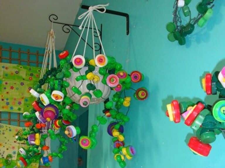 Belles Idées De Fleurs Faites à Partir De Capsules De Bouteilles