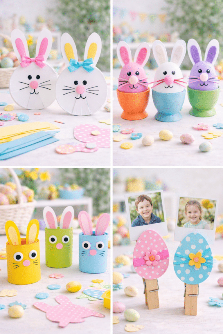 Idées De Bricolages De Pâques Pour Les Enfants